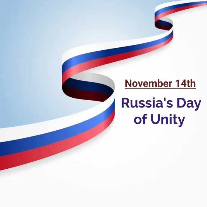 russia day of unity Template | PosterMyWall