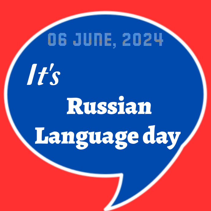Russian Language day Template | PosterMyWall