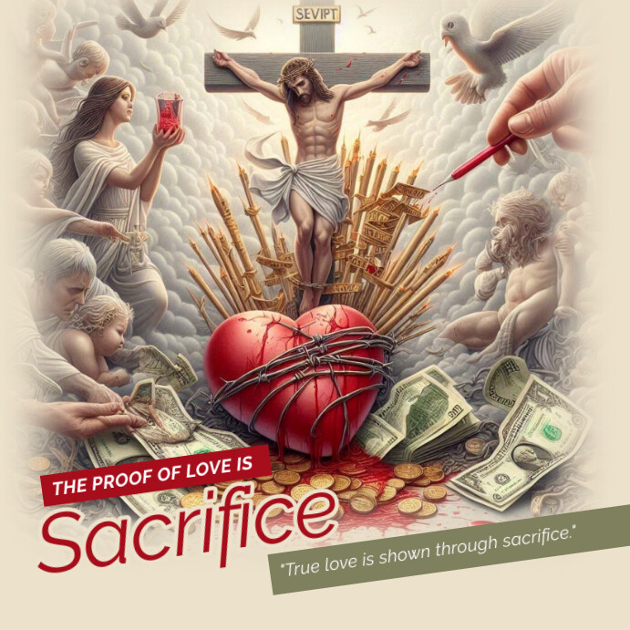 Plantilla de Sacrifice | PosterMyWall