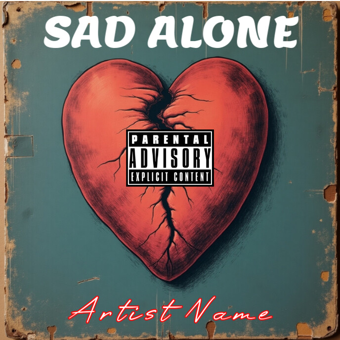 sad album cover Template | PosterMyWall