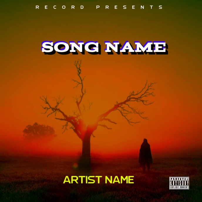 Modèle Sad album cover template | PosterMyWall