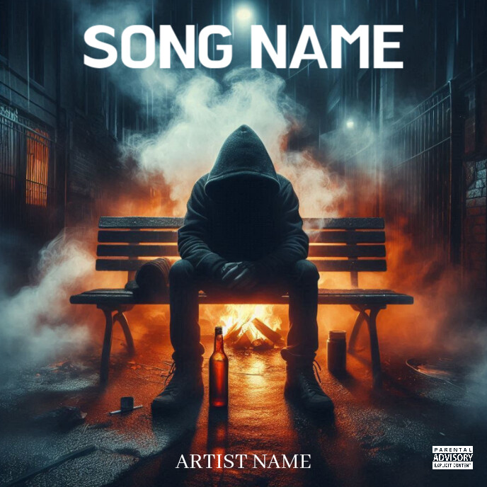 Sad Alone Song Mixtape Album Cover Art Album Cover Templat | PosterMyWall