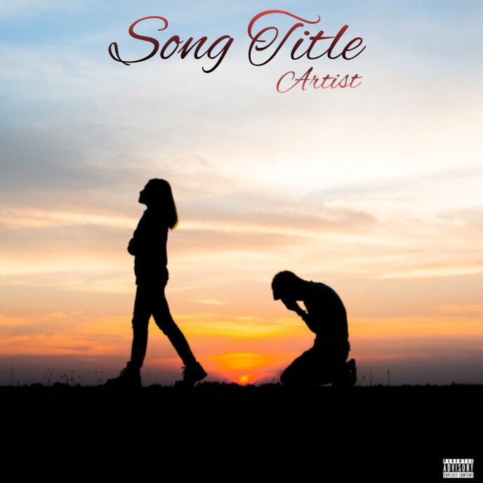 Modèle Sad couple album cover | PosterMyWall