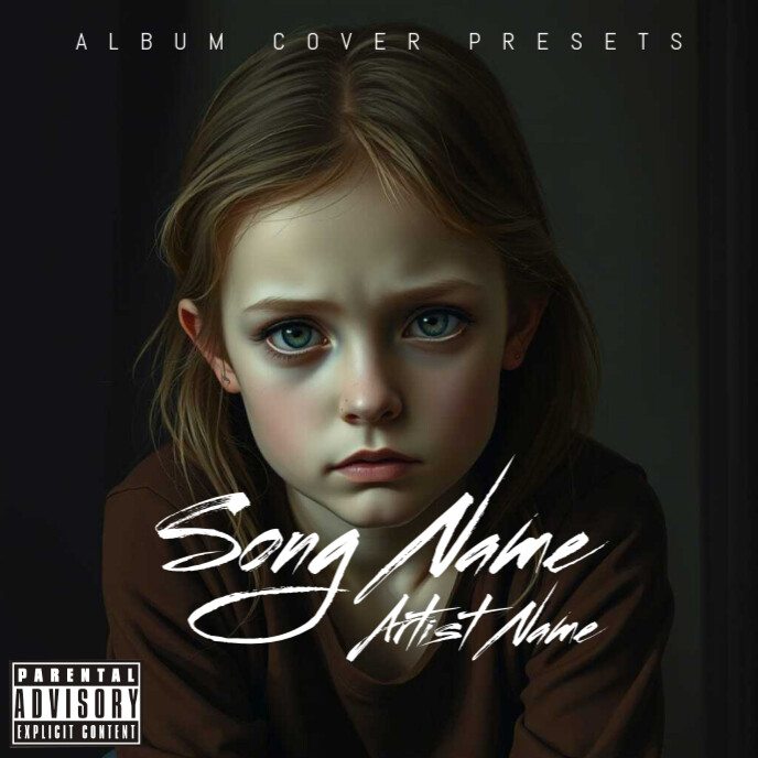 Sad Girl Album Cover Template | PosterMyWall