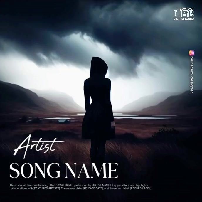 Sad Girl Album Cover Template | PosterMyWall