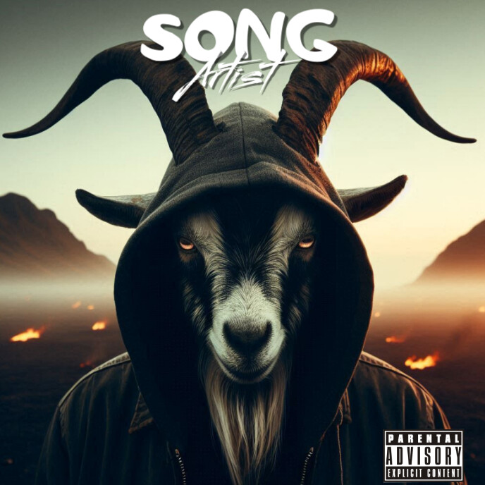 Sad goat man album cover Template | PosterMyWall