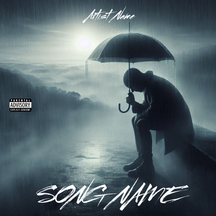 Sad Lonely Song Mixtape Album Cover Art Album Cover Template | PosterMyWall