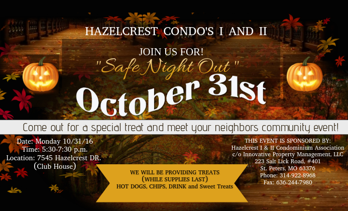 Safe Night Out Template | PosterMyWall