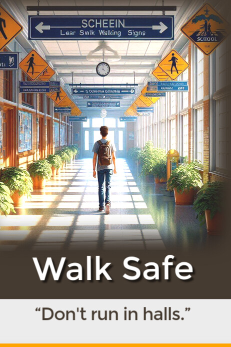 Safe Walk Template | PosterMyWall