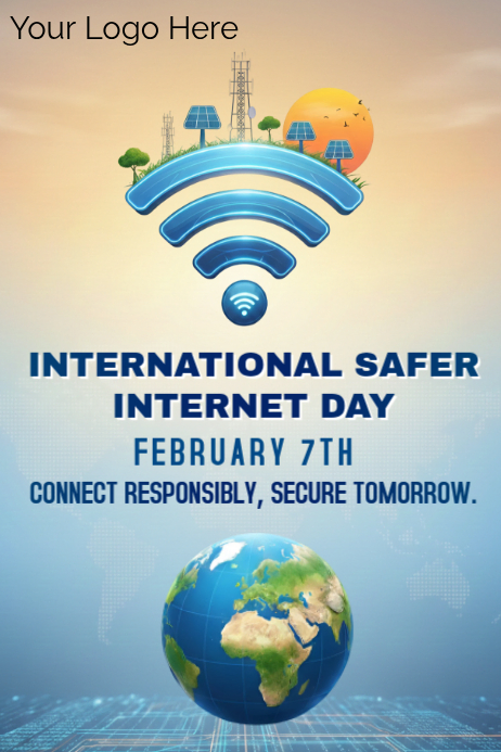 Safer Internet Day Poster Template | PosterMyWall