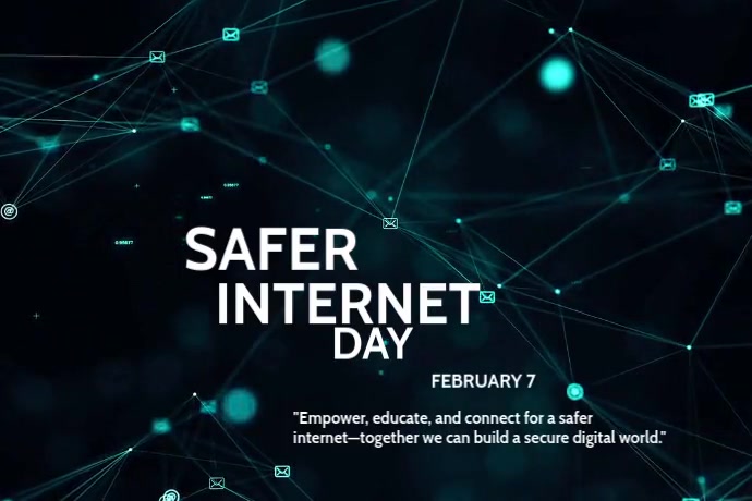 Plantilla de Safer Internet Day Video Template Poster | PosterMyWall