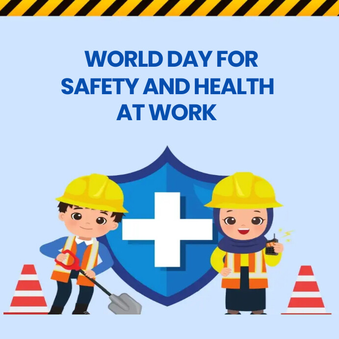 Safety and Health at work Template | PosterMyWall