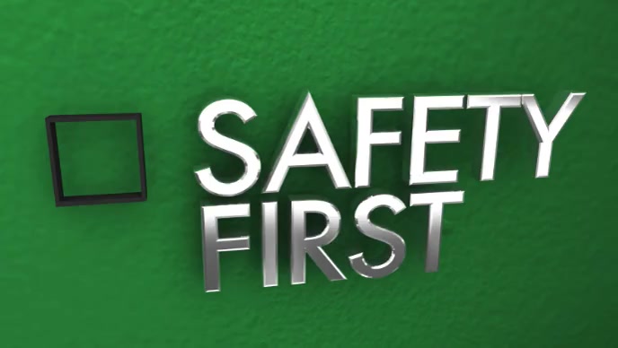 Copy of safety first | PosterMyWall