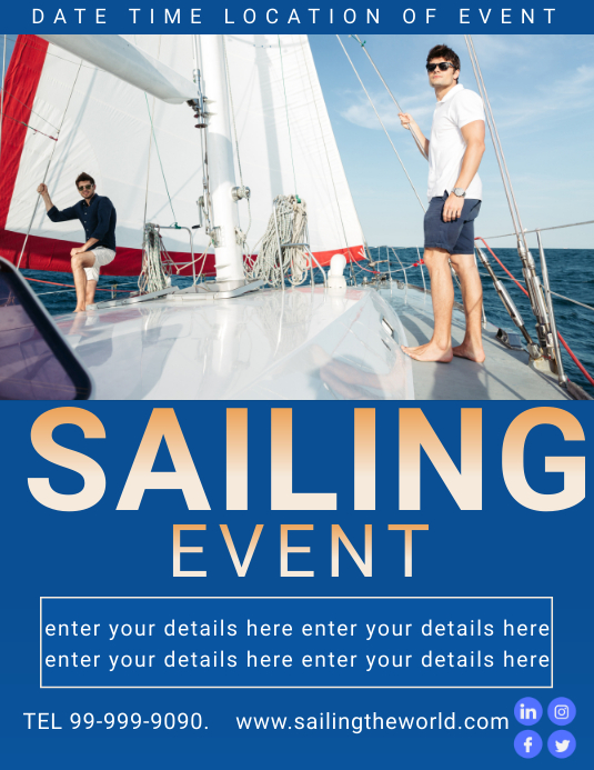 SAILING Template | PosterMyWall