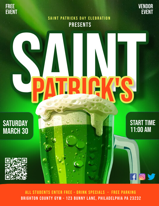 Saint Template | PosterMyWall