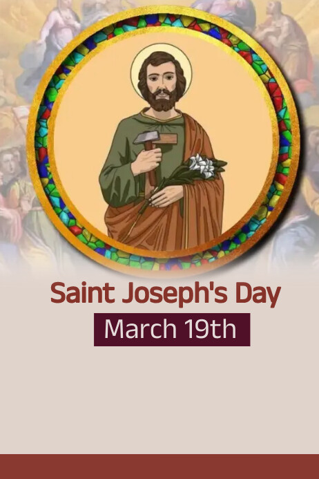 saint joseph's day Template | PosterMyWall