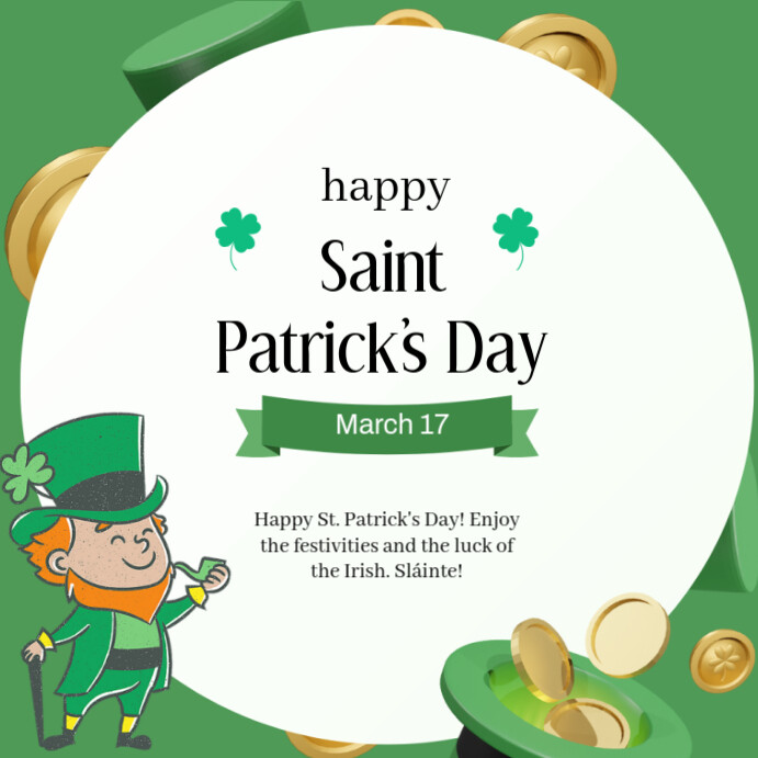 Saint Patrick's day Template | PosterMyWall