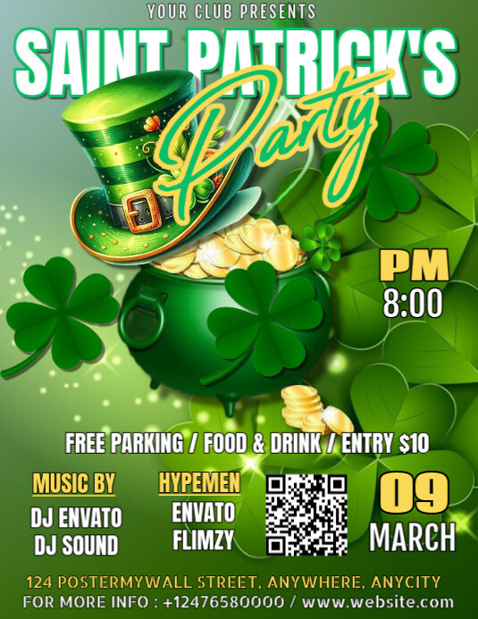 Saint Patrick's Day Template | PosterMyWall