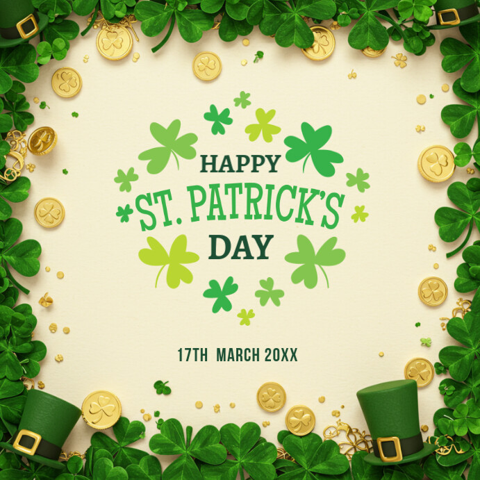 Copy of Saint Patrick's day Wish | PosterMyWall