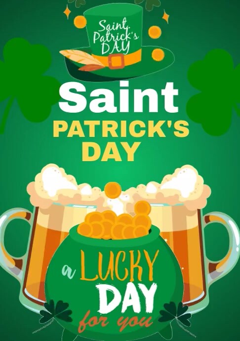 Saint Patrick's Day A4 template | PosterMyWall