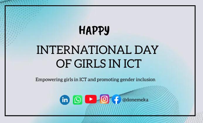 Girls in ICT day Template | PosterMyWall
