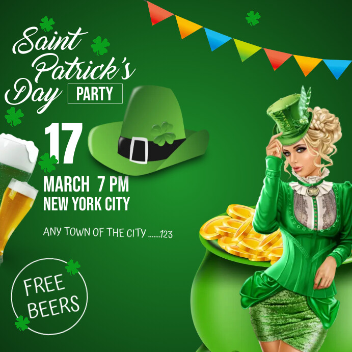 Saint Patrick's Day Template | PosterMyWall