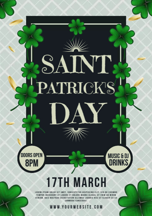 Saint Patrick's Day Poster Template | PosterMyWall