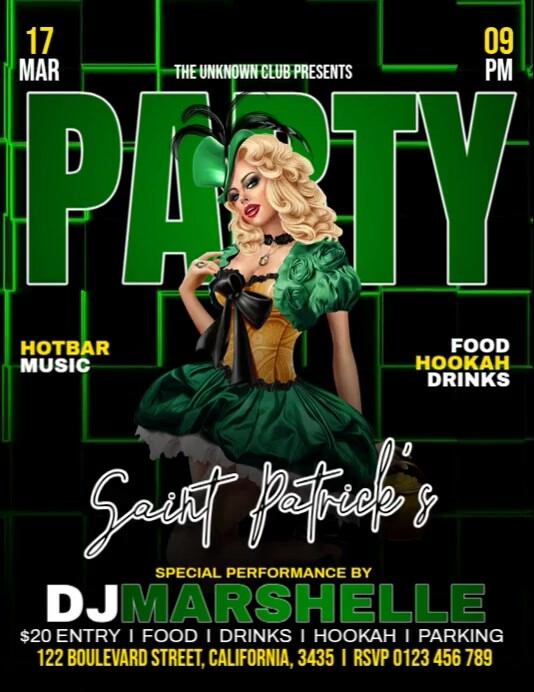 Saint Patrick's Party Ads | PosterMyWall