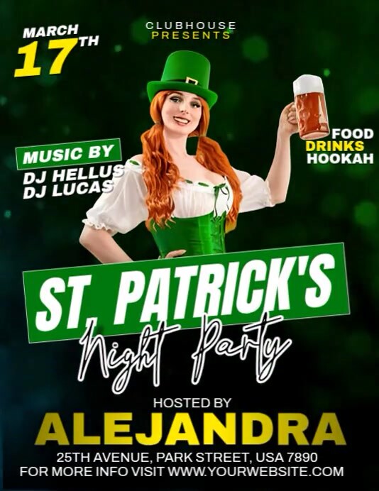 Saint Patrick's Party Template | PosterMyWall