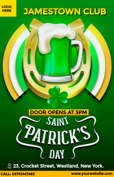 Saint Patrick Day Template | PosterMyWall