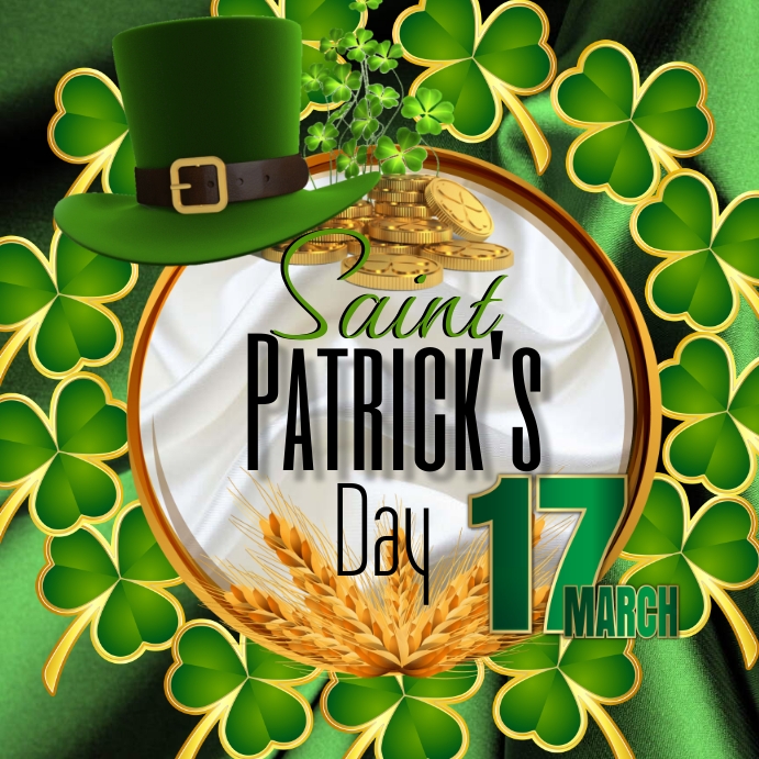 Saint Patrick Instagram Template | PosterMyWall