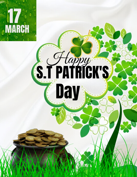 Saint Patrick Poster Template | PosterMyWall