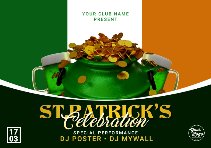 Saint Patricks Celebration Template | PosterMyWall