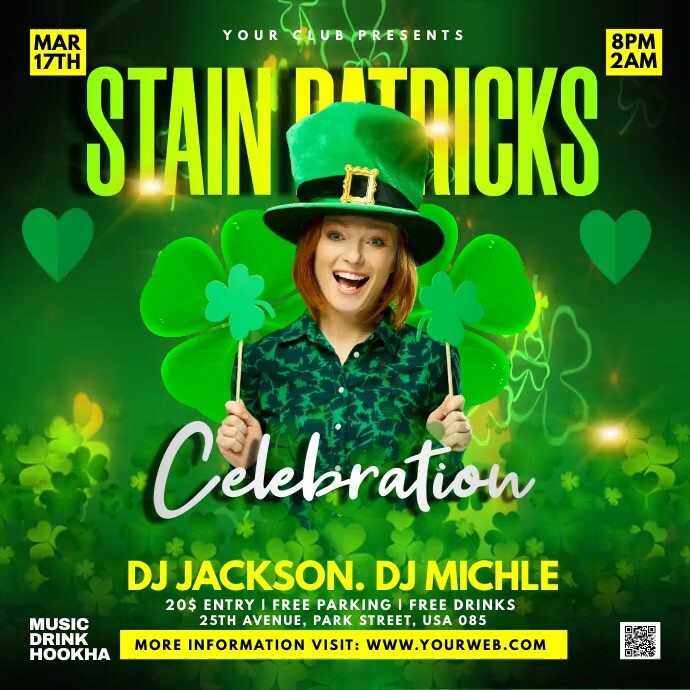 Plantilla de Saint patricks day celebration flyer | PosterMyWall