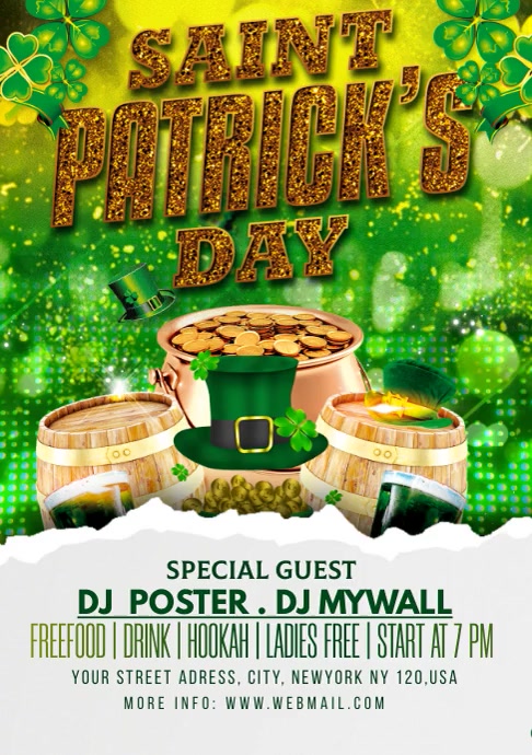 saint patricks day Template | PosterMyWall