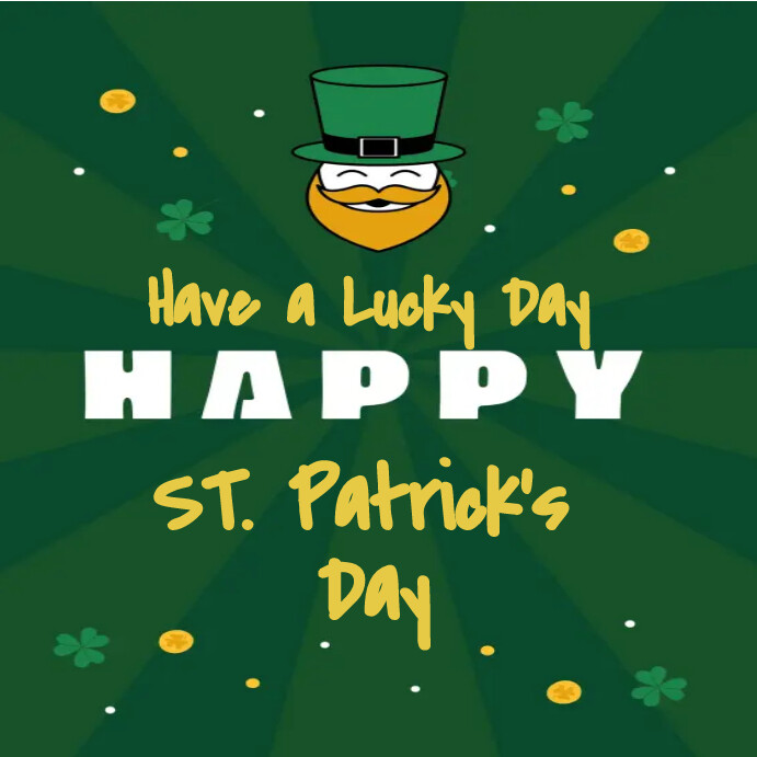 Saint patricks day instagram post 2024 Template | PosterMyWall