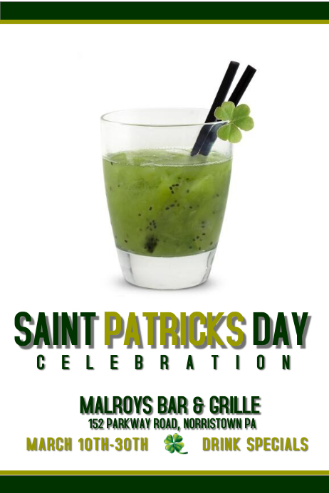 Saint Patricks Day Template | PosterMyWall