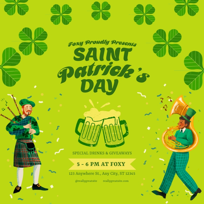 Saint Patricks Instagram Post Template | PosterMyWall