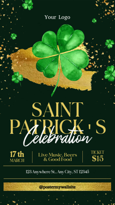 Saint Patricks template | PosterMyWall