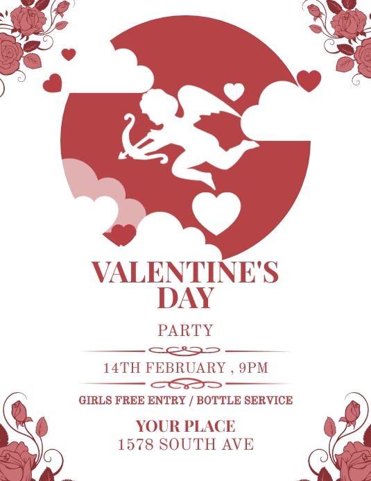 Plantilla de Fiesta de San Valentin | PosterMyWall