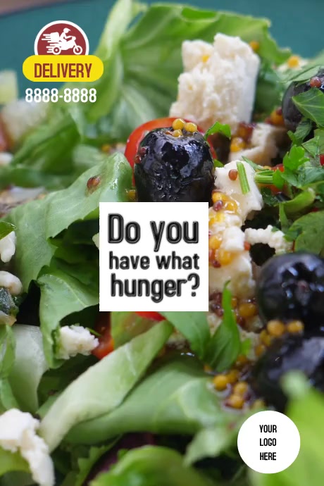 Salad Template | PosterMyWall