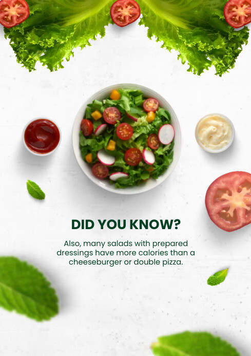 salad food template | PosterMyWall