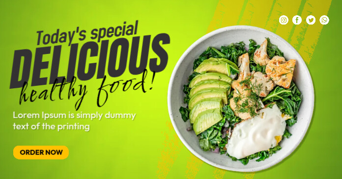 Salad Special Menu Template | PosterMyWall