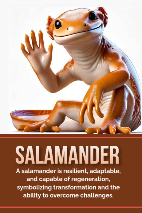 Salamander Template | PosterMyWall