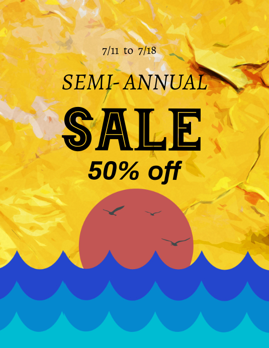 sale, retail promotion, summer sale Template | PosterMyWall
