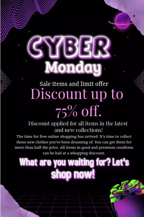 Sale 75% Off poster Template | PosterMyWall