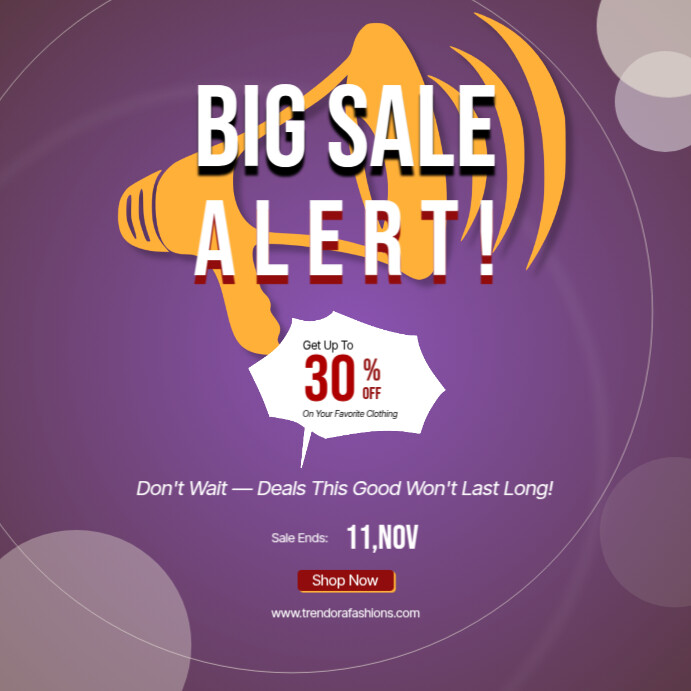Copy of Sale Alert Instagram Post | PosterMyWall