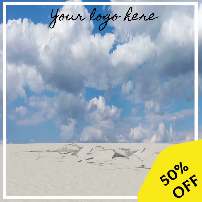 sale and cloud sky Template | PosterMyWall