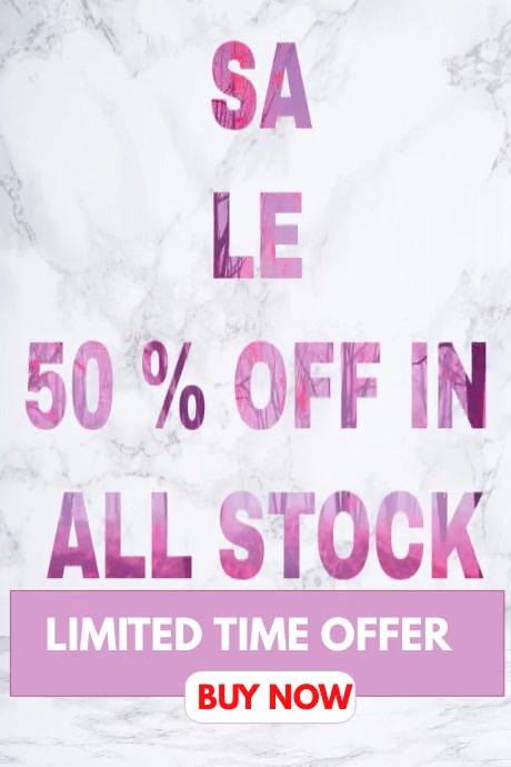 Plantilla de Sale animated video flyer | PosterMyWall