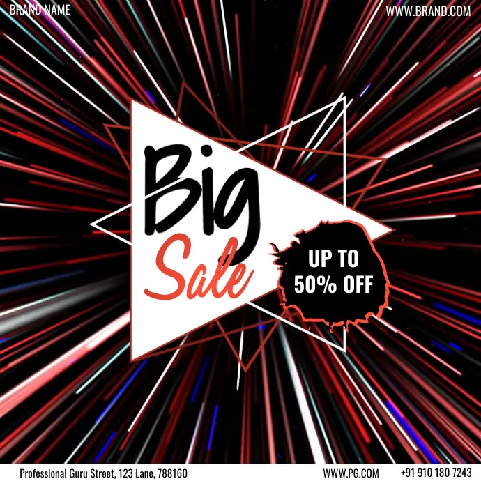 sale animation Template | PosterMyWall